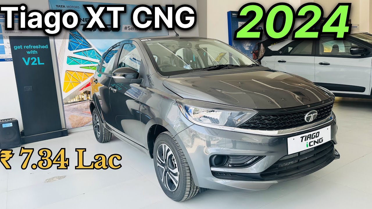2024 Tata Tiago iCNG | Tiago XT CNG 2024 | 2nd Top Model | Full Review ...