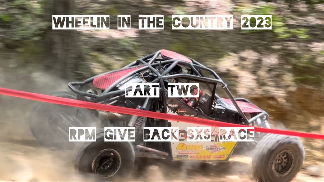 Side by side racing at the RPM give back race at Wheelin in the Country ...