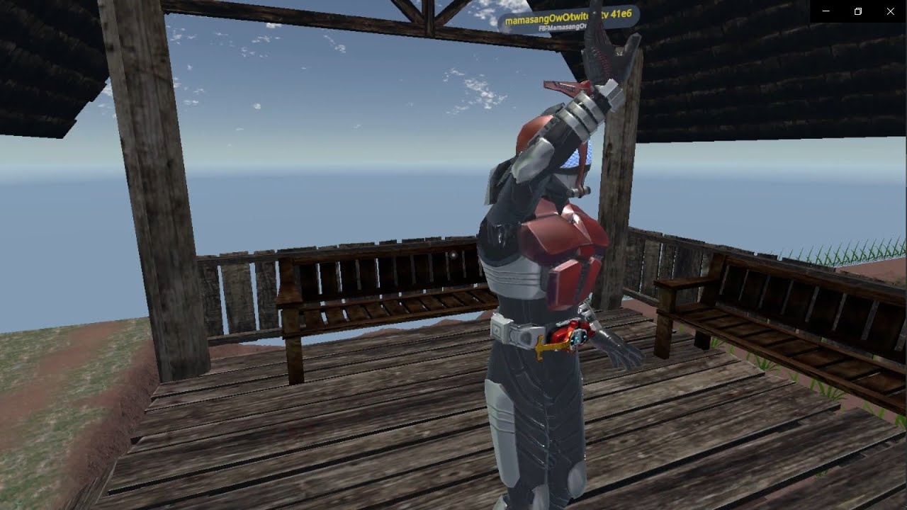 Henshin kamen rider in VR game vrchat - YouTube