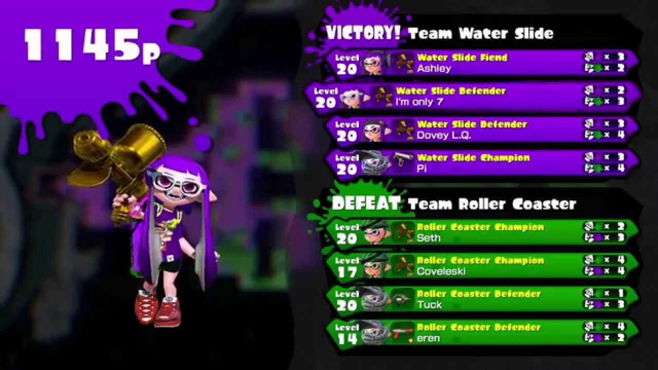 Splatoon Splatfest Roller Coaster/Water Slide (1080p 60fps) - YouTube