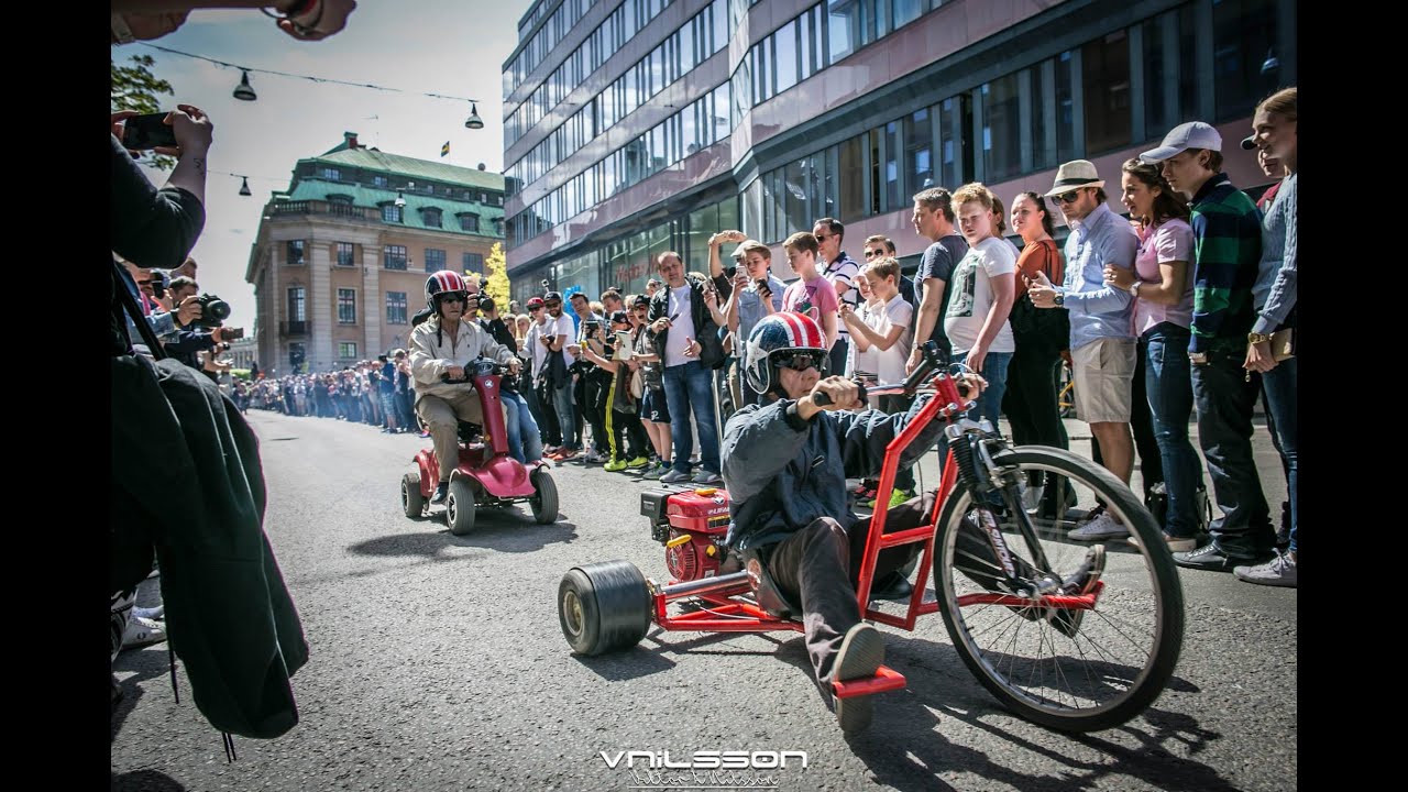 2015 Gumball 3000 Stockholm supercharged mobility scooter Team ...
