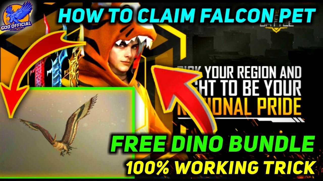 FREE FIRE NEW EVENT REGIONAL BATTLE | CLAIM FALCON PET | GET FREE TIGER ...
