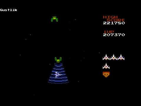 SCORE: Galaga (Famicom) - 364620 - YouTube