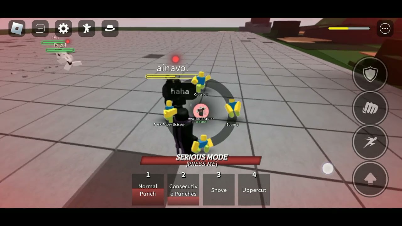 Rock paper scissors in The Strongest battleground!😱 - YouTube