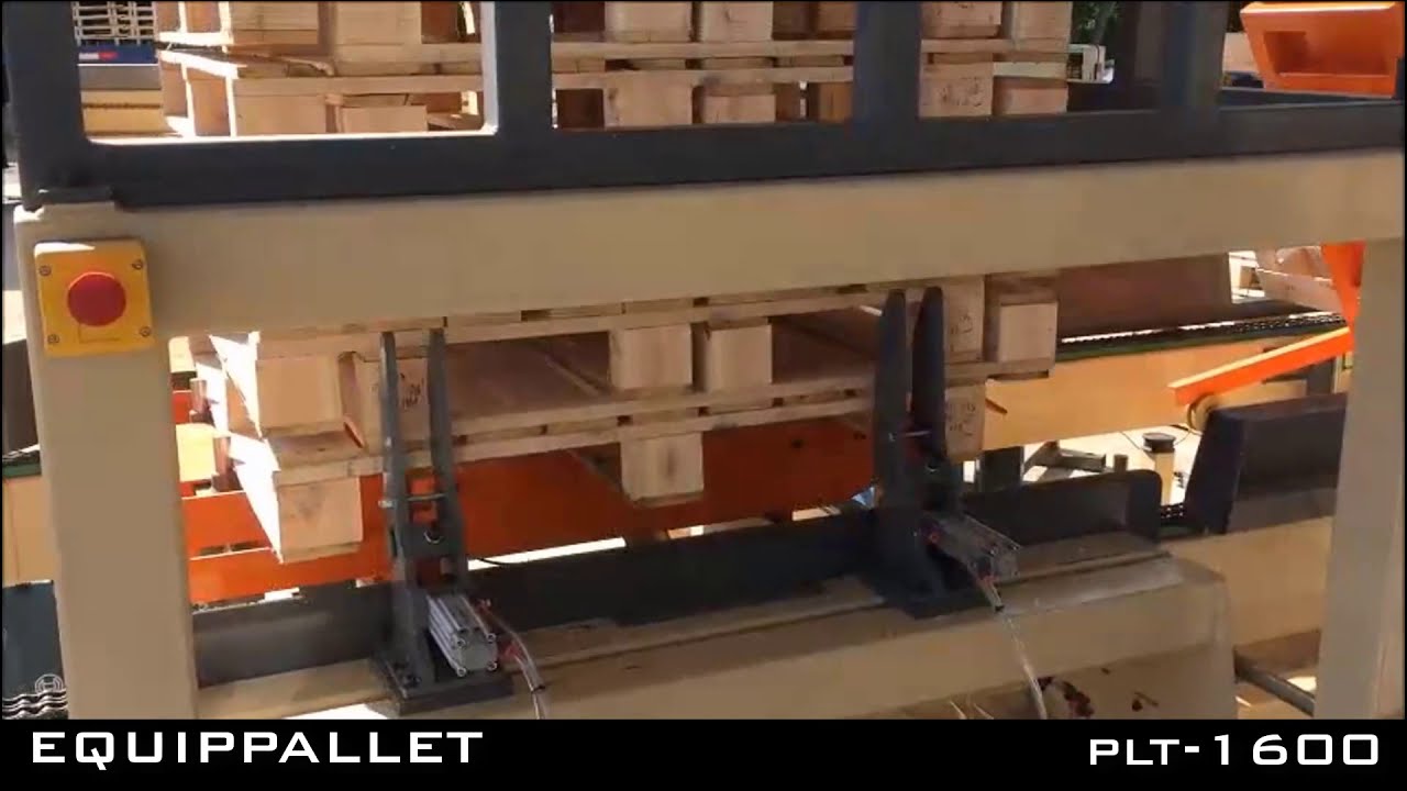 linha de montagens de Paletes com empilhador Equippallet - YouTube