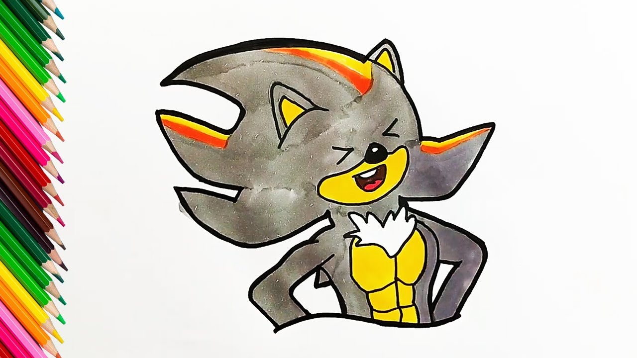 How To Draw Mighty the Armadillo - Sonic the Hedgehog - Qudratli Armadilloni chizish - YouTube