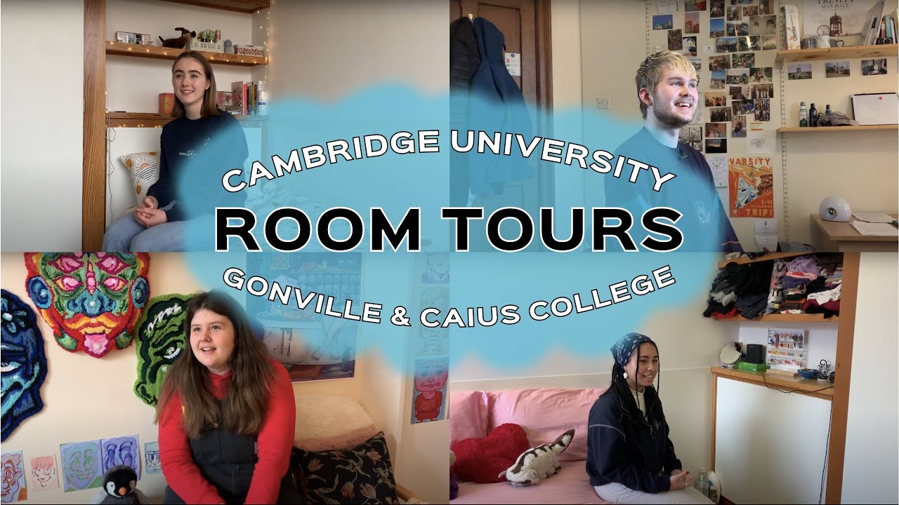 CAMBRIDGE STUDENT ROOM TOURS | Gonville & Caius College - YouTube