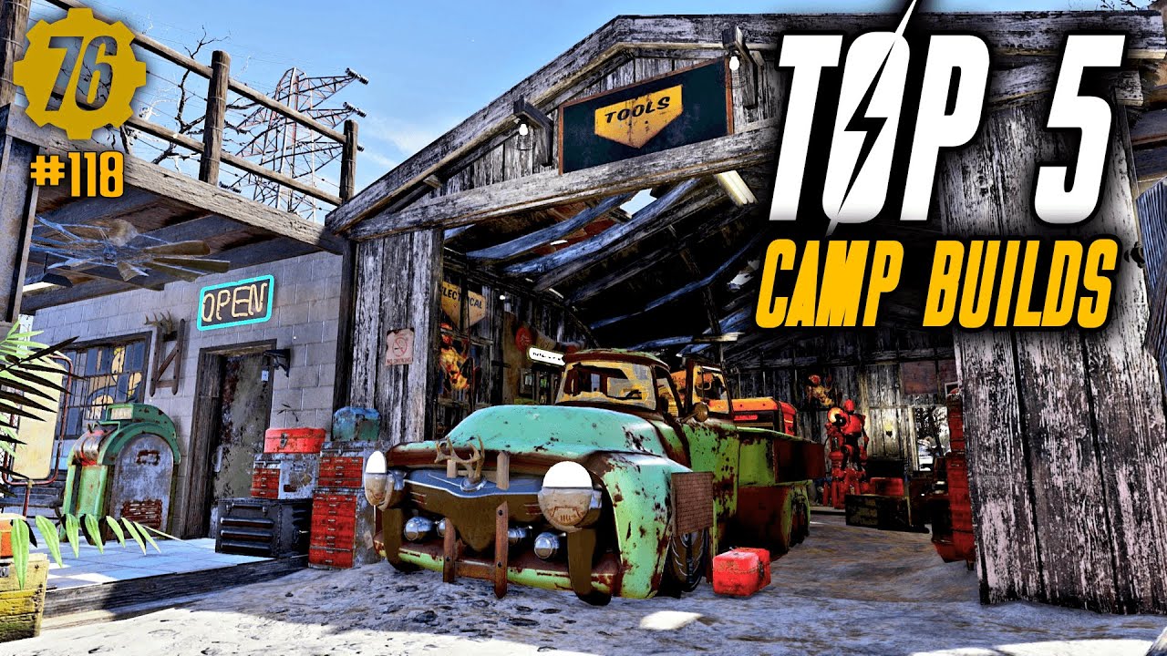 THIS WEEK'S TOP 5 CAMPS in Fallout 76! - YouTube