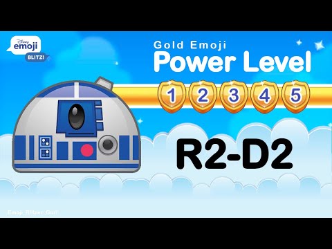 R2-D2 (Power Level 1 to 5) - Star Wars - Disney Emoji Blitz - YouTube
