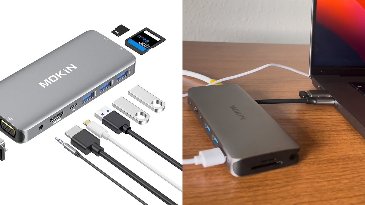 I Bought The MOKiN USB C Hub Multiport Adapter - YouTube