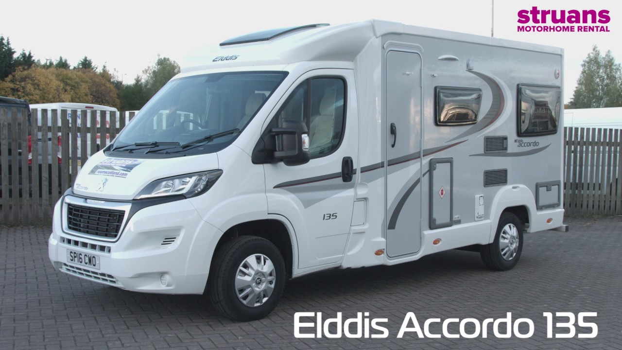 Rent an Accordo 135 2 berth motorhome at Struans Perth Scotland - YouTube