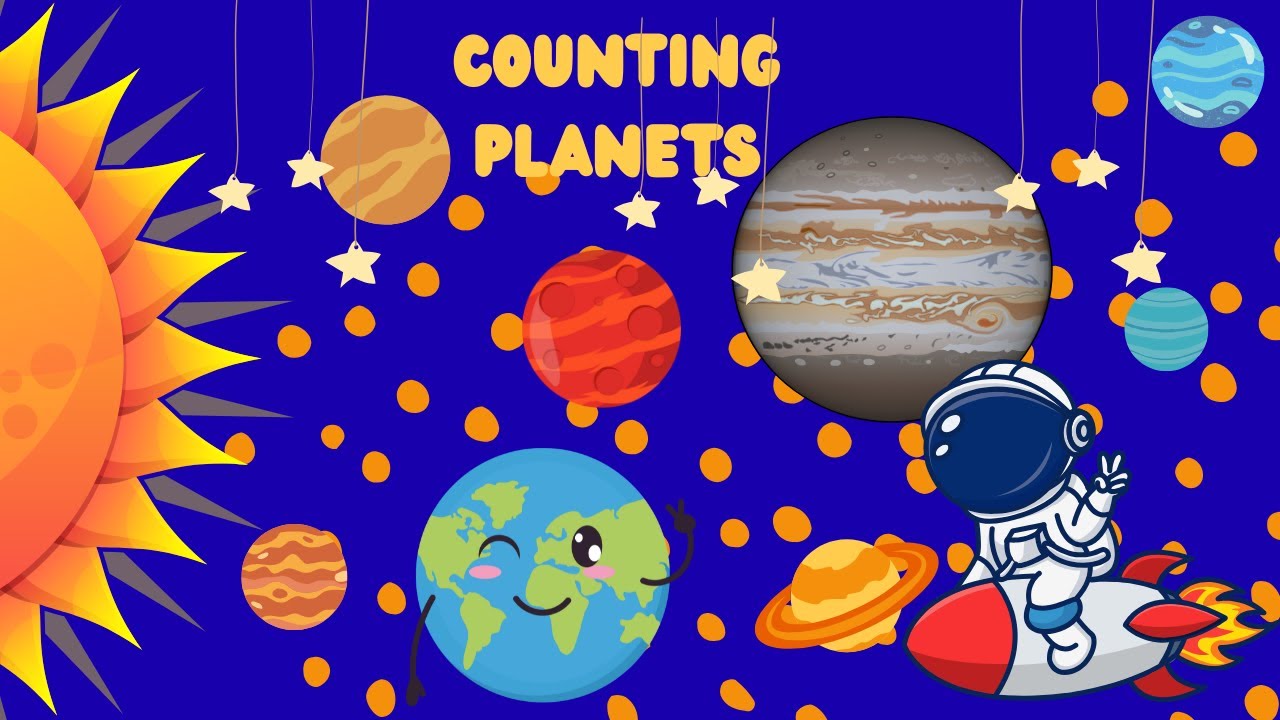 Count 1 to10 With Little Planets | Count In The Space | Hello Kiddies ...