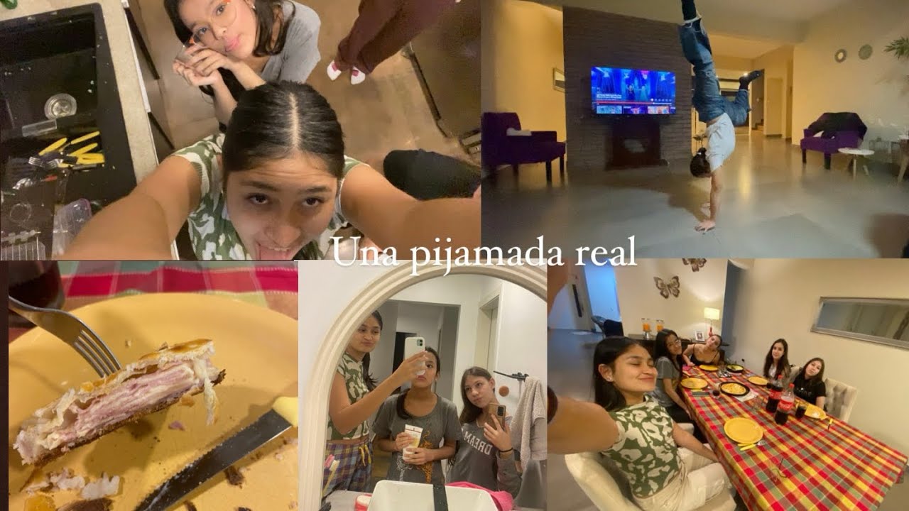 Una pijamada real |vlog - YouTube