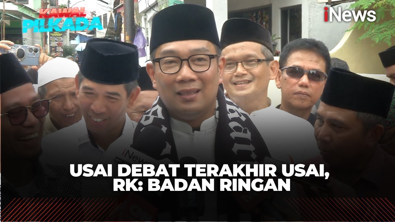 Usai Debat Terakhir Pilkada Jakarta, Ridwan Kamil: Badan Terasa Ringan ...