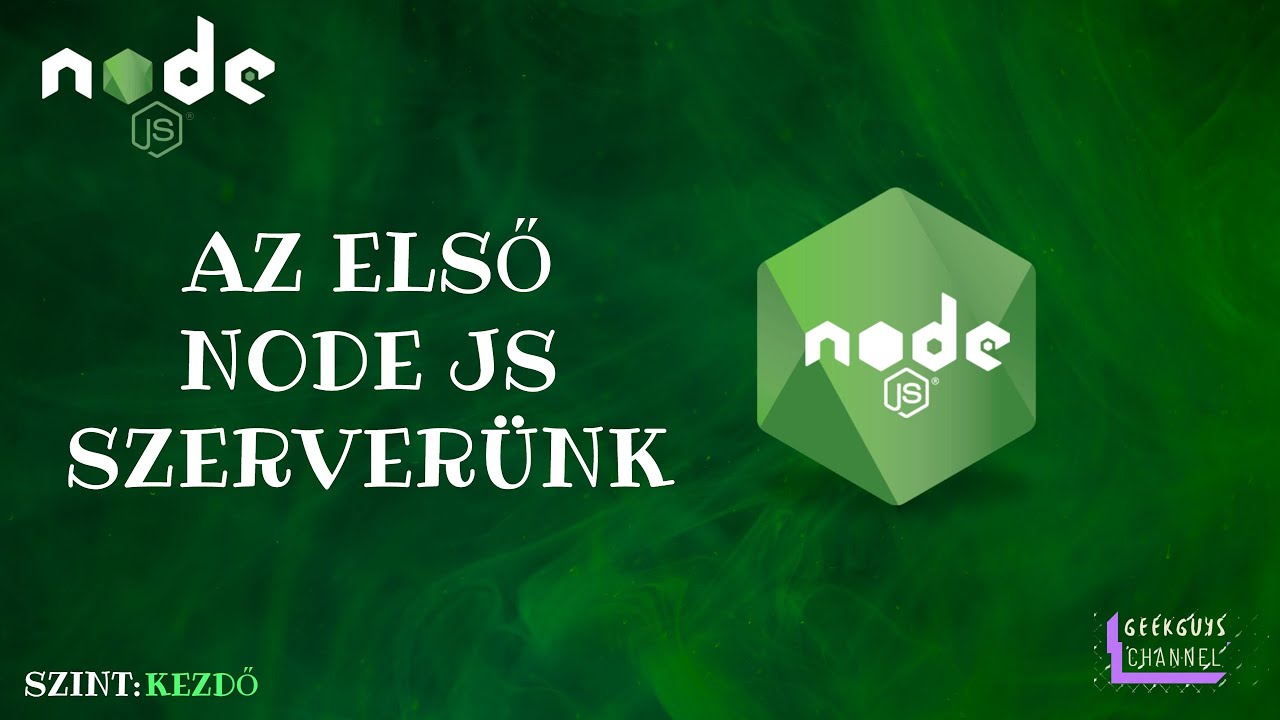 Node JS: Az Első Node js Szerverünk(szint:kezdő) - YouTube