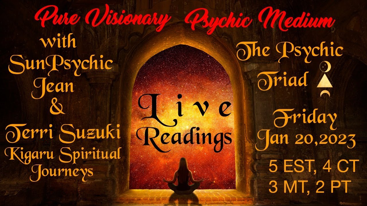 Pure Visionary Psychic Medium ~The Psychic Triad~ LIVE Readings with ...