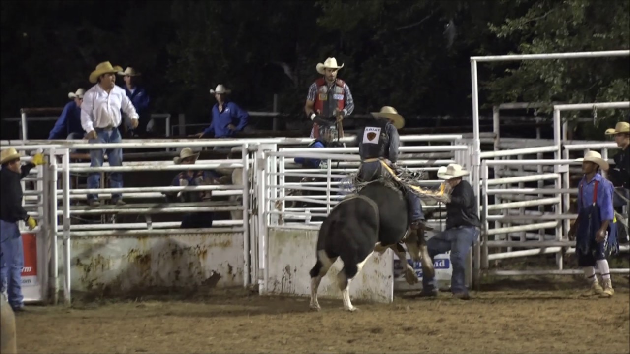 55th Annual Mineola Fire Department Rodeo Bull Riding - YouTube
