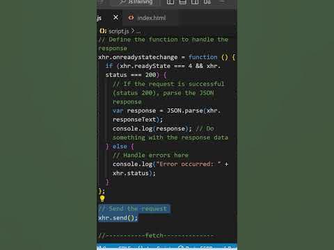 JavaScript #Shorts - Fetch vs XHR - YouTube