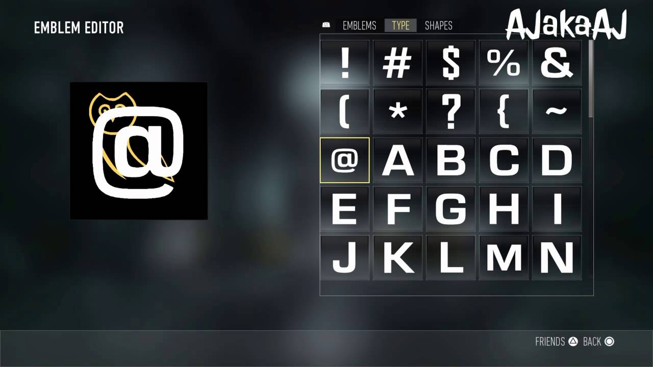 OVO Logo Emblem Tutorial v1 - Advanced Warfare - YouTube