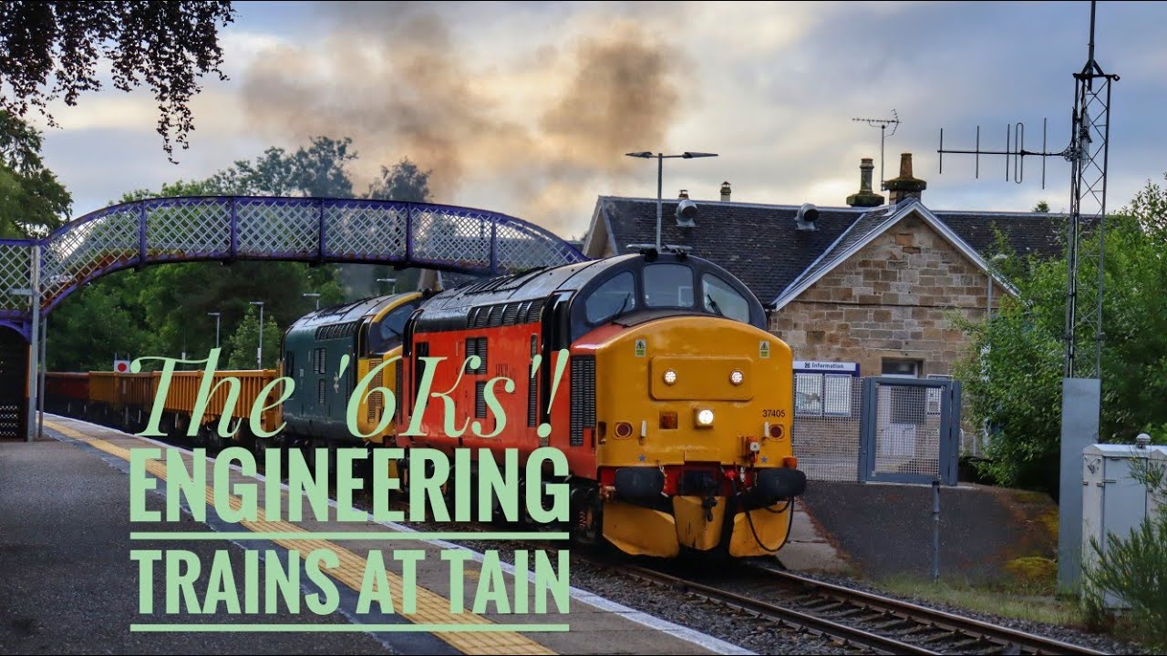 The '6Ks'! Engineering trains at Tain - YouTube