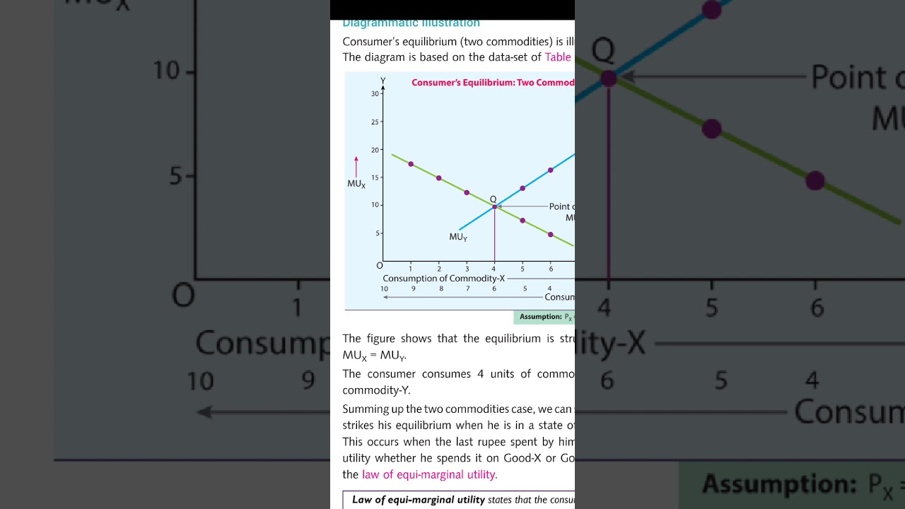 class XI- Microeconomics ch-3 Consumer equilibrium 2 commodities case ...