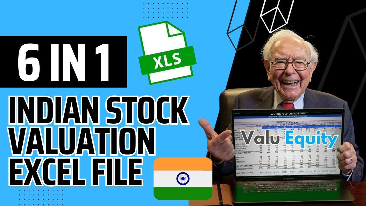 6-IN-1 🇮🇳 STOCK VALUATION EXCEL - HOW IT WORKS - YouTube