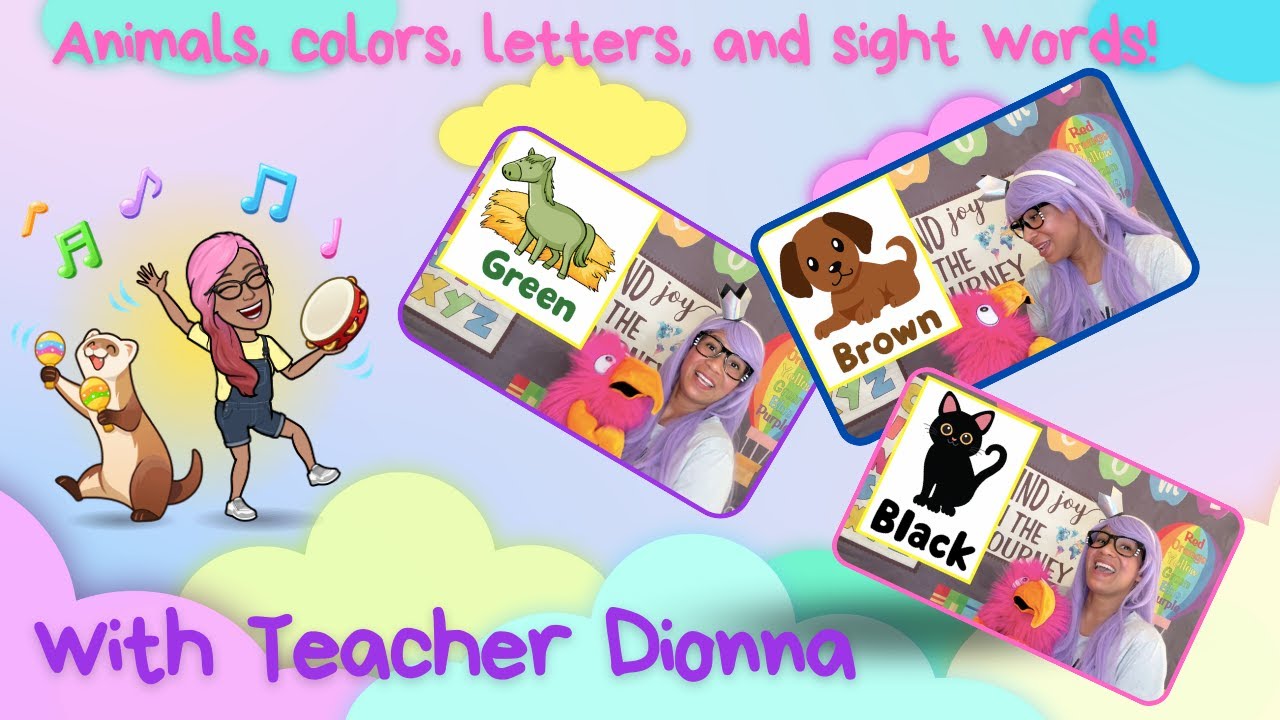 Learn animals, colors, letters, and sight words on the farm with a song ...