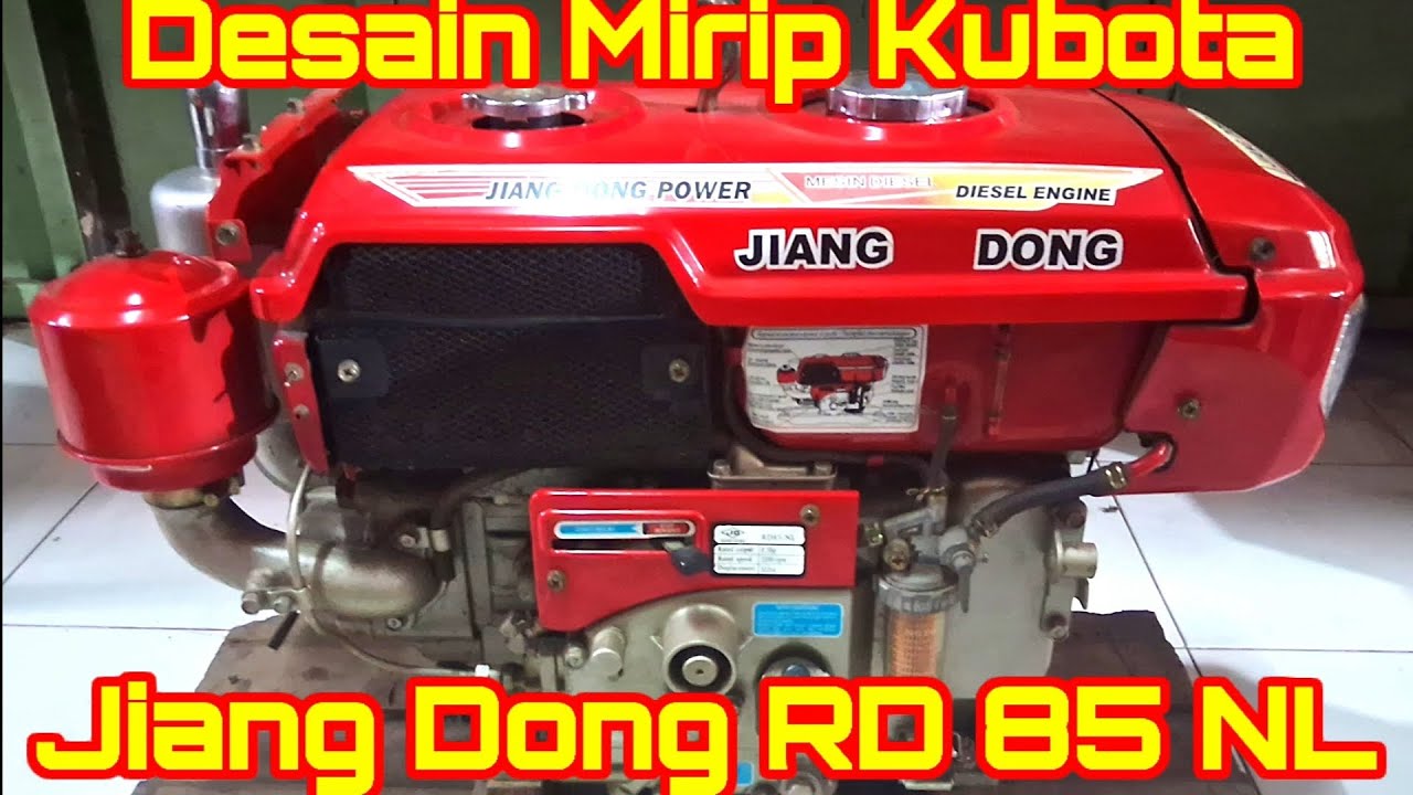 Mirip Kubota.Diesel Jiang Dong RD 85 NL (8,5 HP). - YouTube