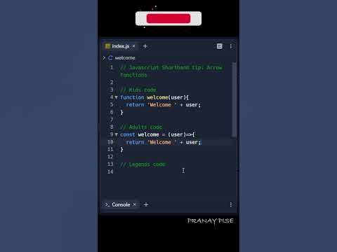 JavaScript Shorthand Tip For Arrow Functions #shorts #javascript #frontenddeveloper #interview ...