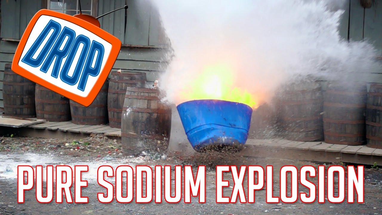 SODIUM METAL + WATER = EXPLOSION! | DropTube - Episode #16 - YouTube