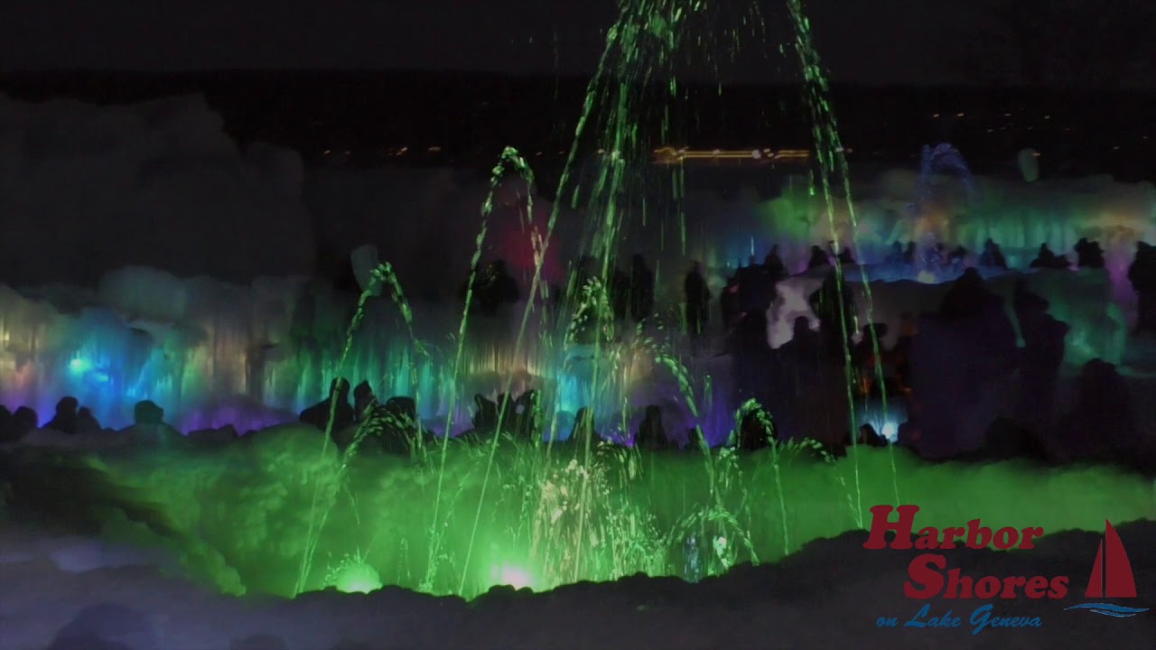 Ice Castles in Lake Geneva, WI - YouTube
