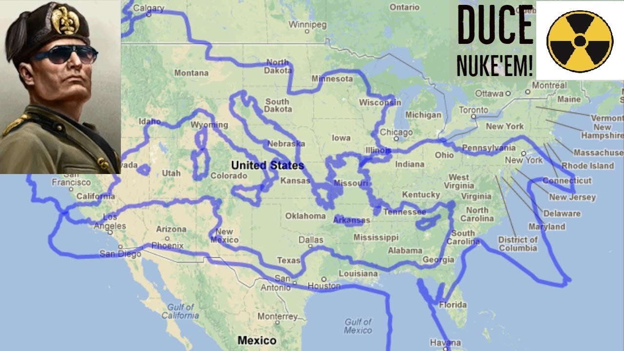 Hoi 4 Duce Nuke'em Achieved - YouTube