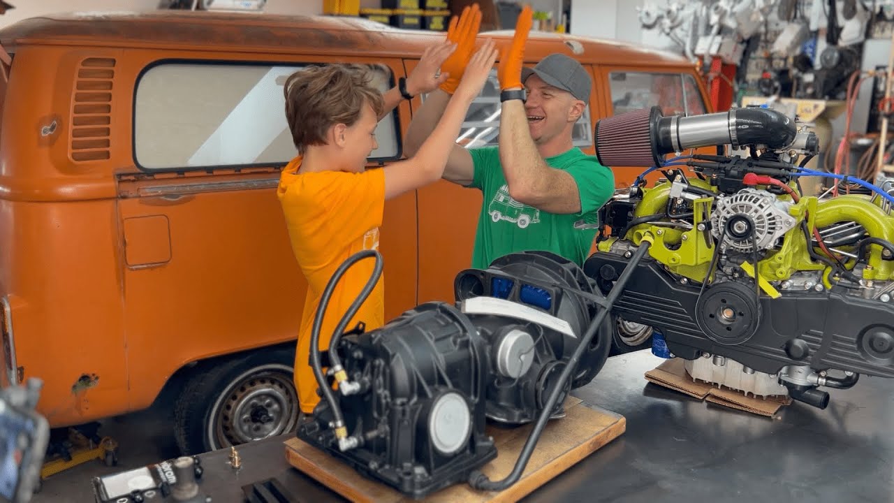 How To Install An Automatic Vanagon Transmission in YOUR VW Bus Subaru ...