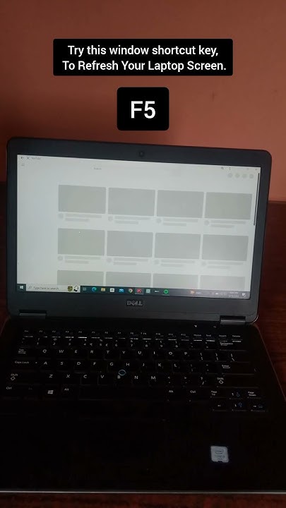 Refresh Shortcut Key For Laptop | How To Refresh Desktop - YouTube