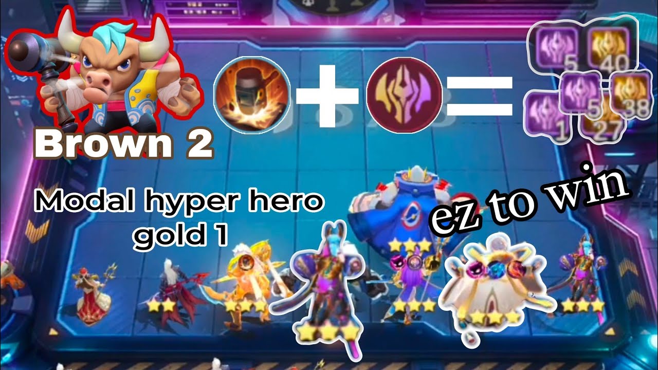 Kombo gampang menang magic chess, modal hyper hero harga 1 gold ...