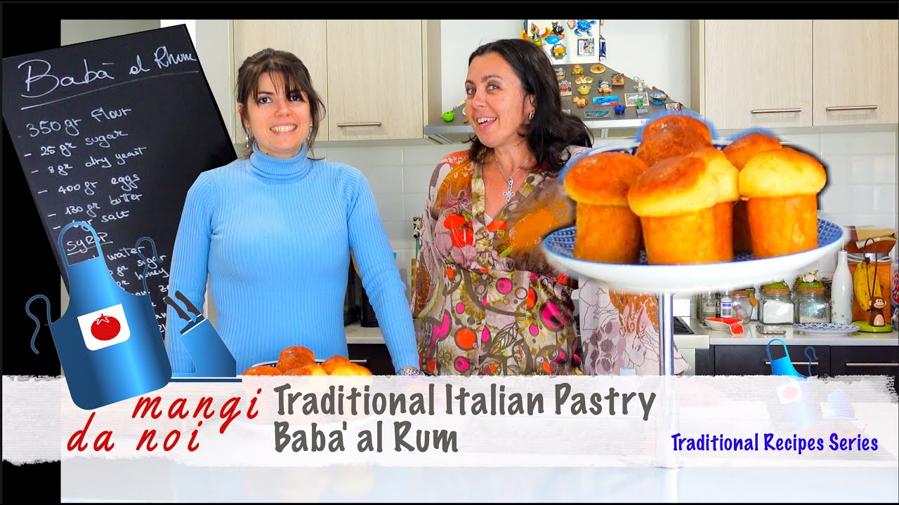 Traditional Italian Pastry - Baba al Rum - YouTube