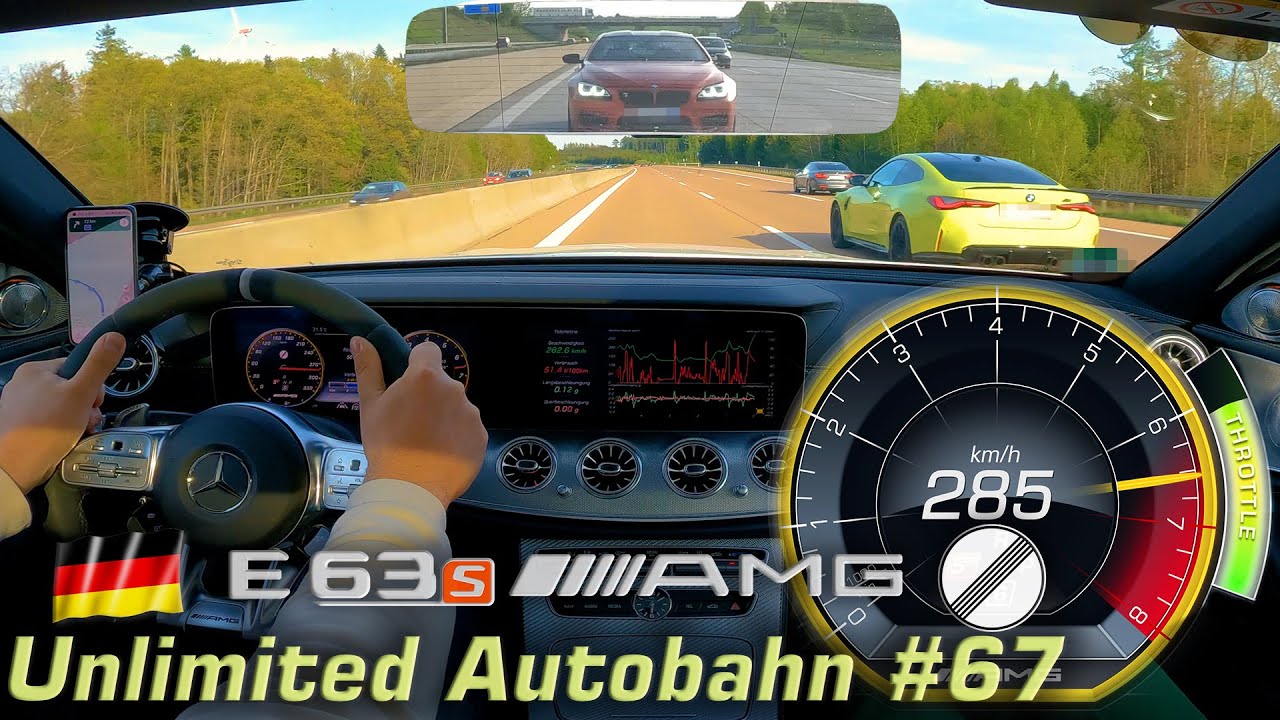 612 HP AMG meets BMW M4 & BMW M6 & Porsche Panamera 4S Hybrid on the ...
