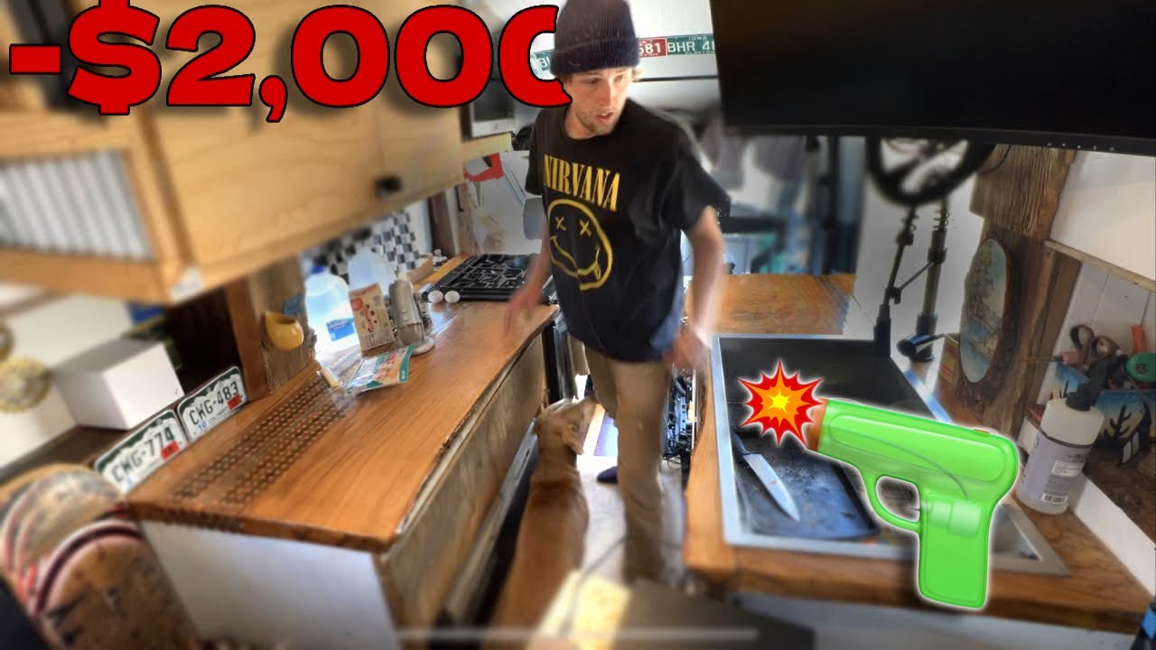 Solo Van Life - Stealth Camping in the Ghetto Cost me $2,000 (GunShots ...