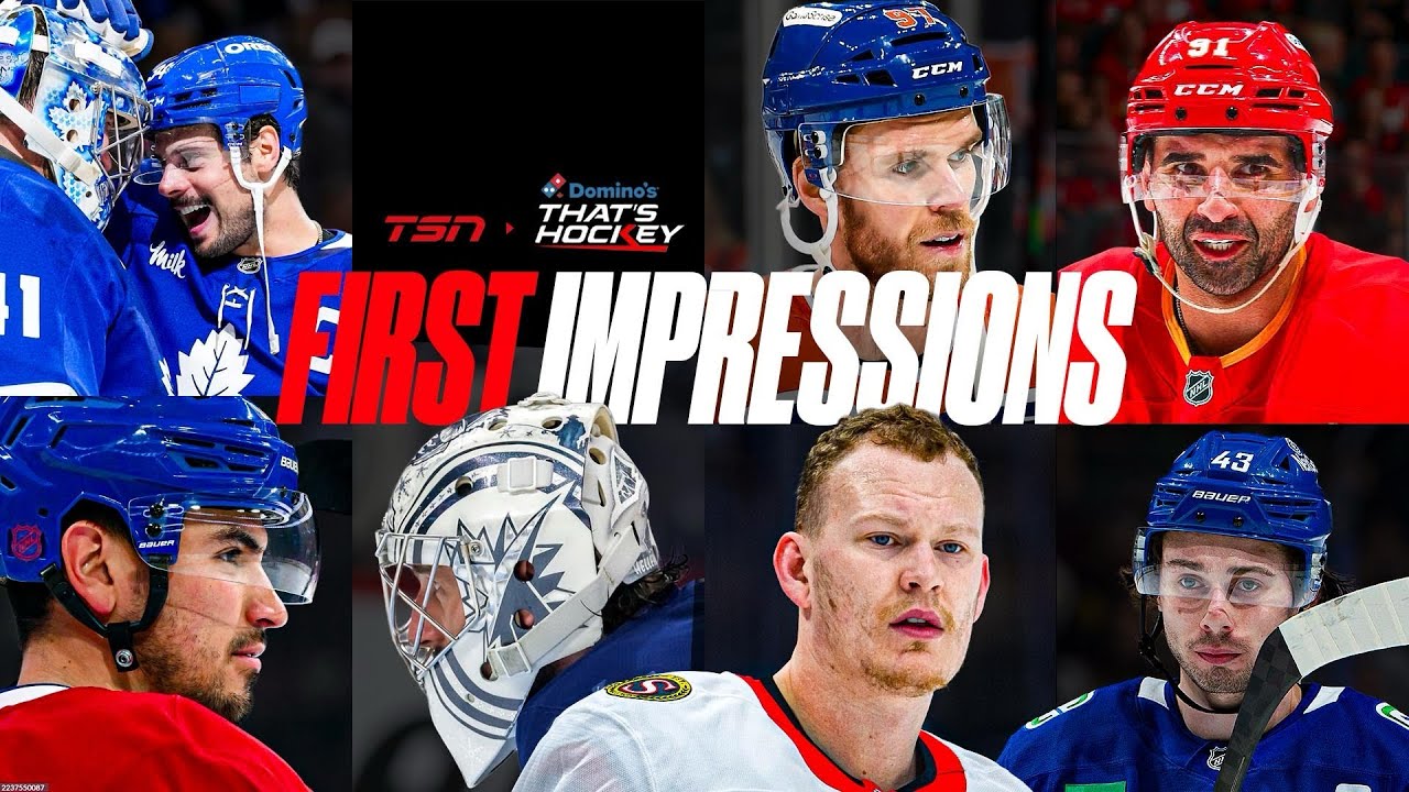 First impressions on each Canadian NHL team - YouTube