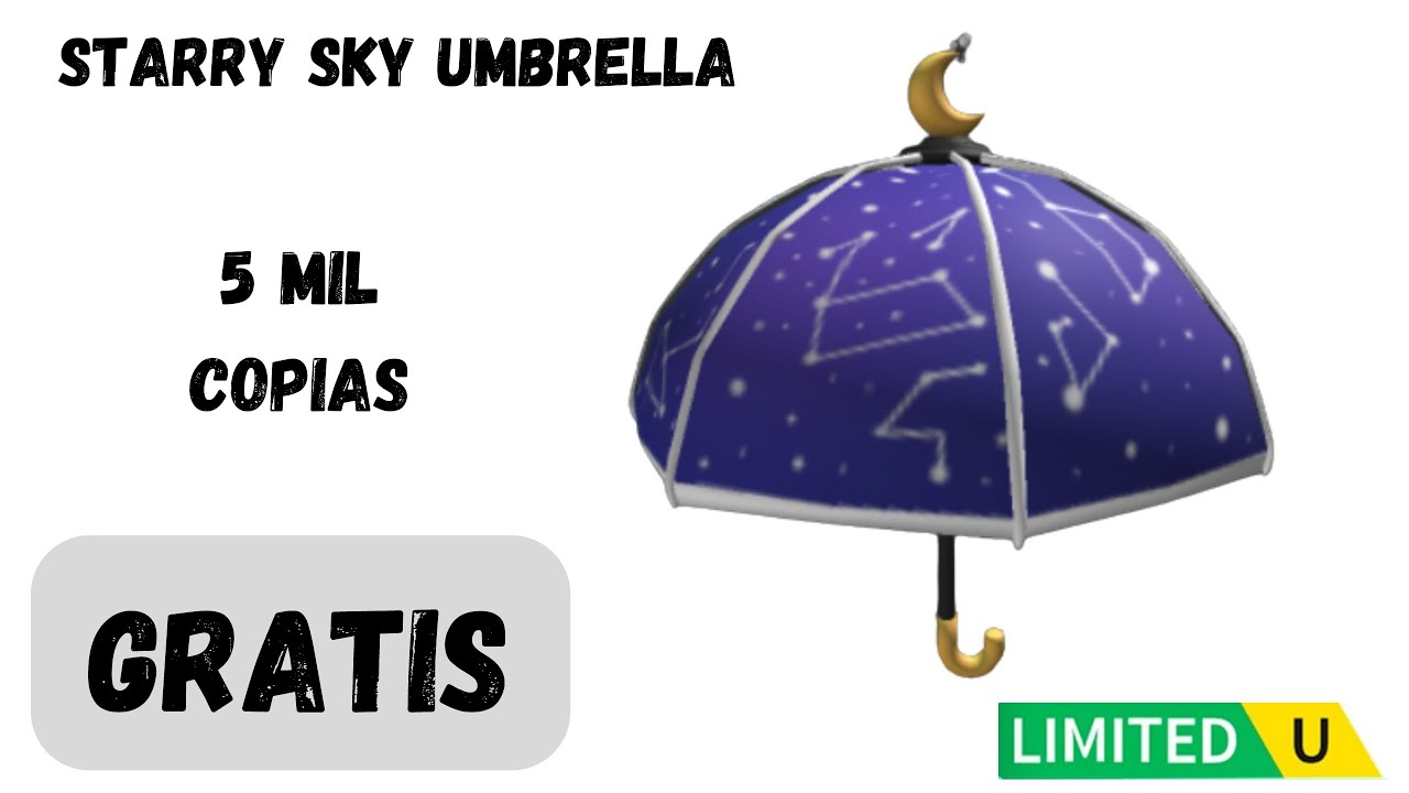 Starry Sky Umbrella GRATIS EN MINUTOS - YouTube
