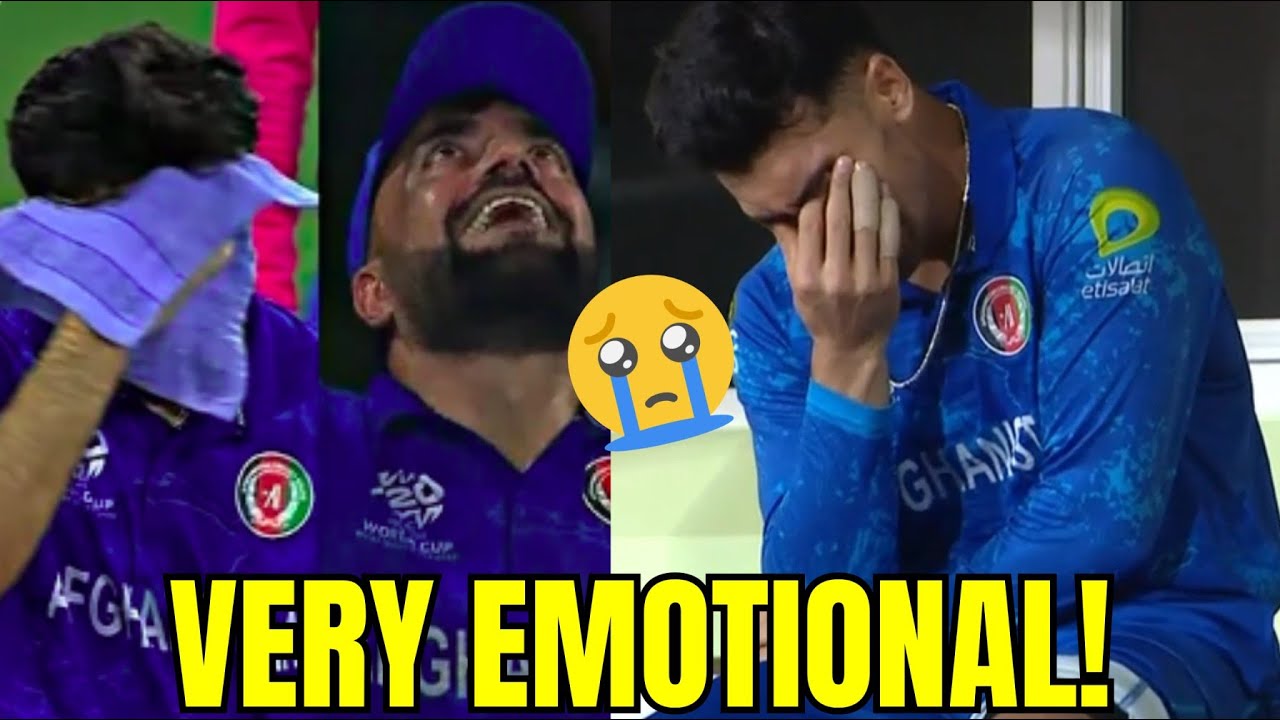 Very Emotional Afghan Players Crying After Qualify ️ | Cricket News ...