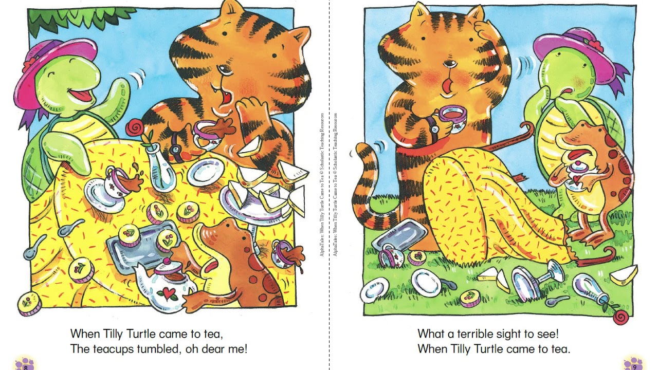 Alpha Tales When Tilly Turtle came to tea - YouTube