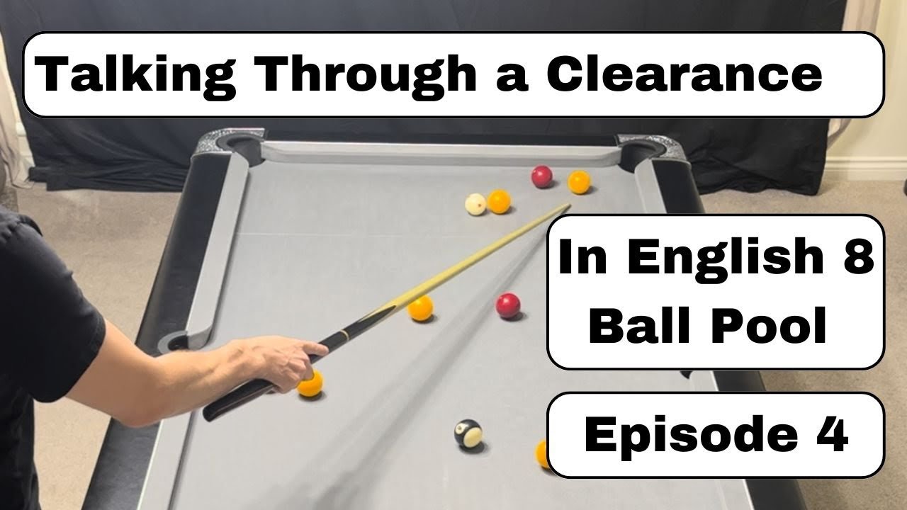 Talking Through A Clearance In English 8 Ball Pool By Using A Second ...