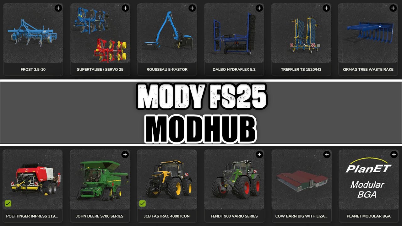 Farming Simulator 25 & Przedstawienie Modów 16 - 22.12 & ModHub ...