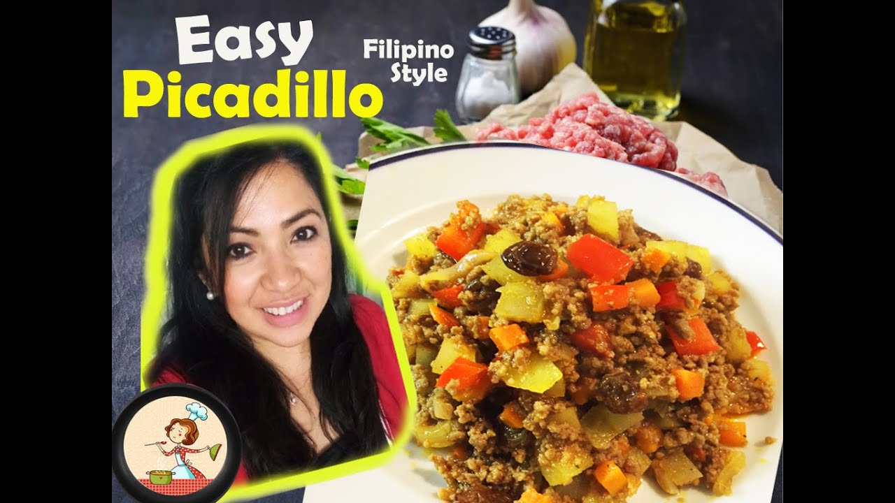 Easy Picadillo - Filipino Style 👩🏻‍🍳 - YouTube