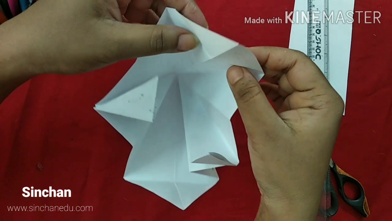 Monsoon craft, Paper Umbrella ( ছোটদের হাতের কাজ )কাগজের ছাতা with ...