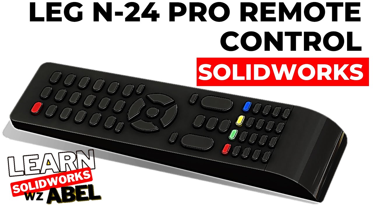 Mastering solidworks: LEG N 24 pro receiver remote control sketch on ...