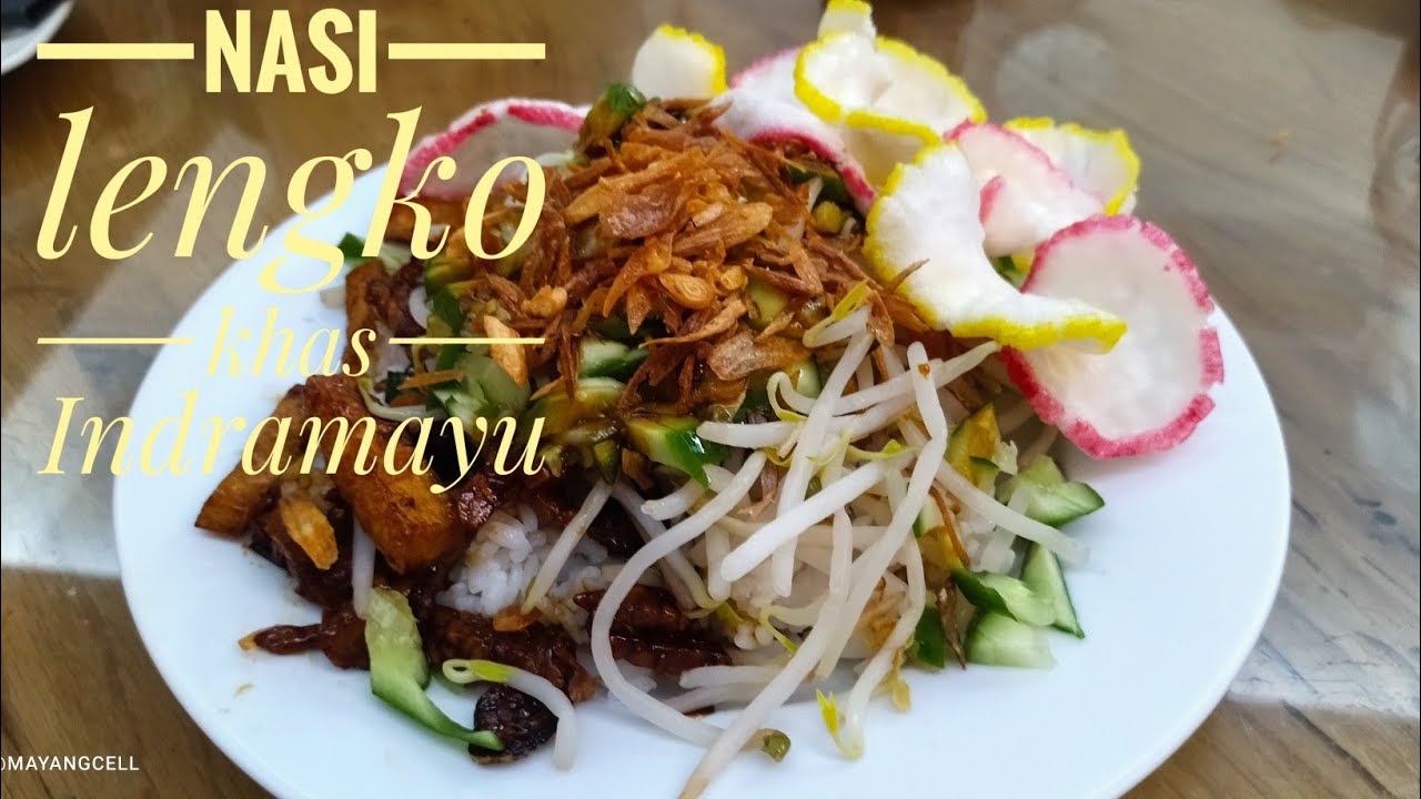resep nasi lengko khas Indramayu - YouTube