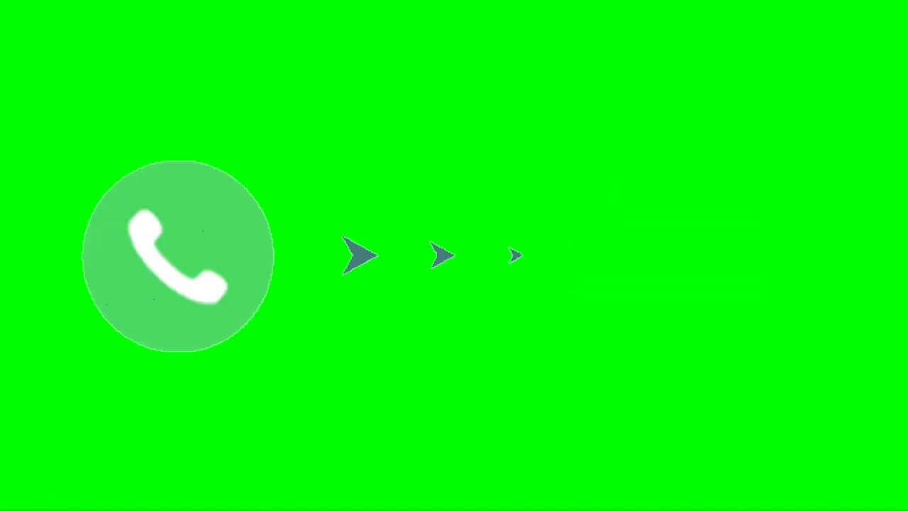 green screen HD screen animation effects incoming call - YouTube