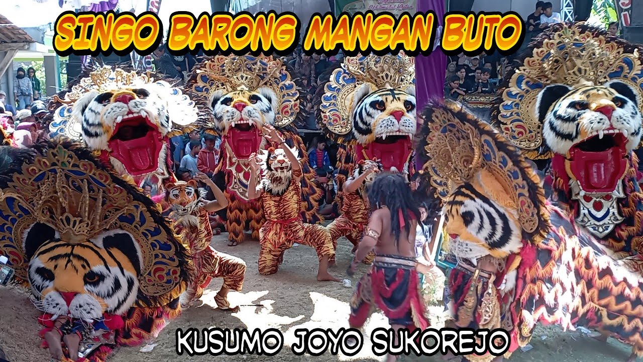 atraksi singo barong dan buto kusumo joyo - YouTube